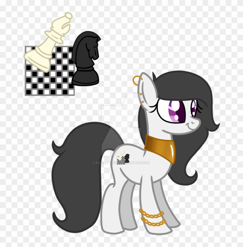 Chess Pony [closed] By Kazziepones - Cartoon - Free Transparent PNG ...